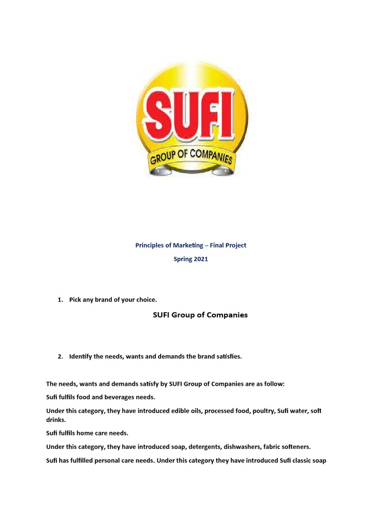 POM Project Outline | PDF | Strategic Management | Brand