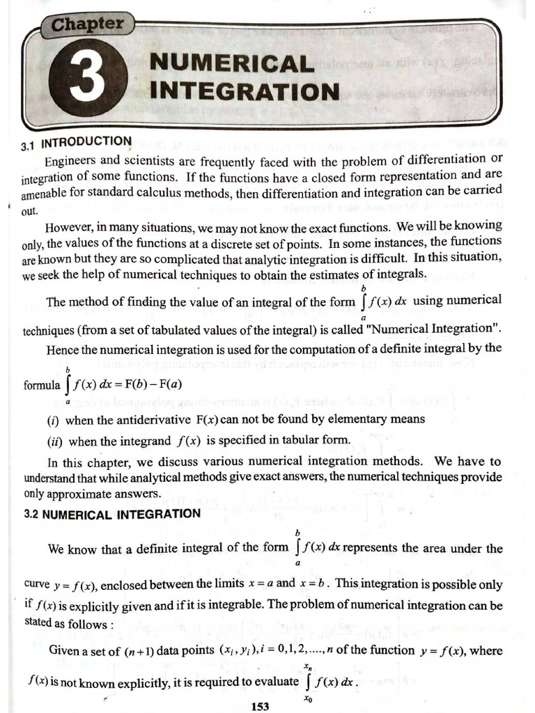 0 - Numerical Integration | PDF