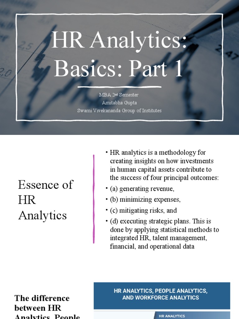 HR Analytics Essentials Guide | PDF | Analytics | Turnover (Employment)