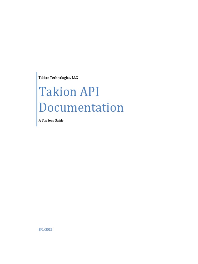 Takion API StarterGuide v2 | PDF | Virtual Private Network | Microsoft Visual Studio