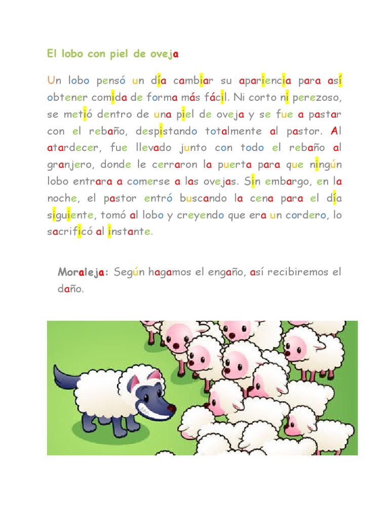 El Lobo Con Piel de Oveja | PDF