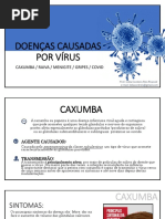 Tabela de Bacterioses e Causadores | PDF | Salmonella | Bactérias