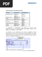 Comandos Amadeus: Codificación y Decodificación | PDF