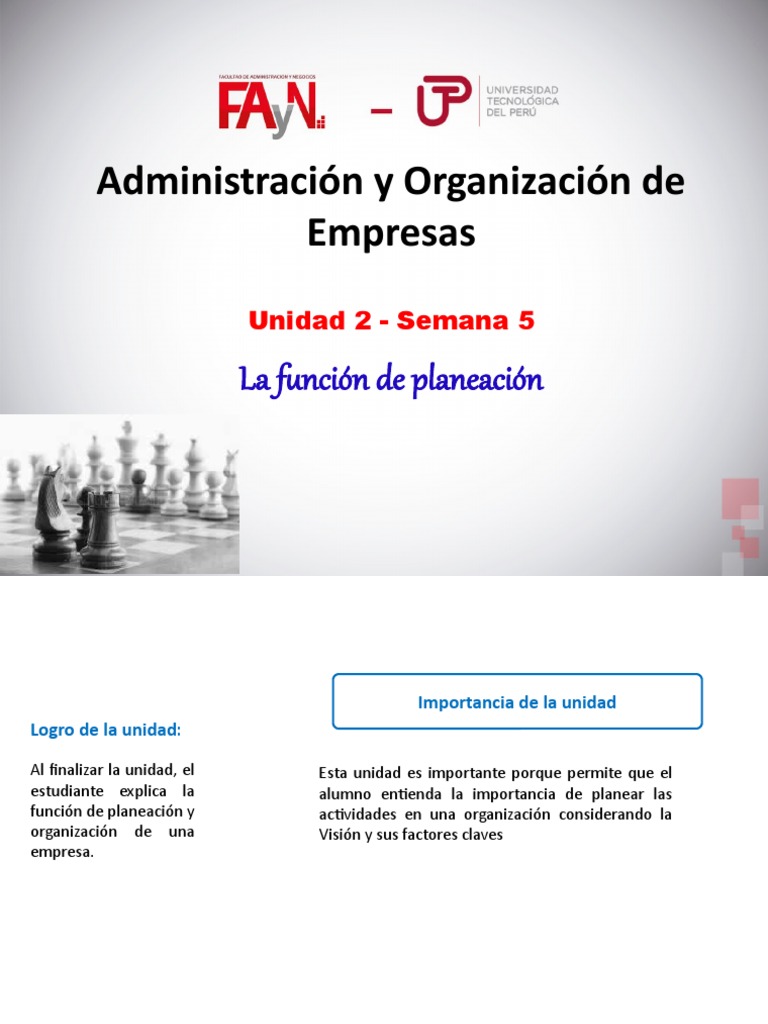 Función y Objetivos de la Planeación | PDF | Producto (Negocio ...
