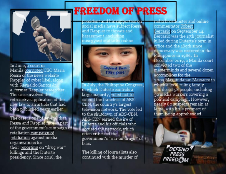 Freedom of Press-Digital Brochure | PDF | Public Sphere | Communication
