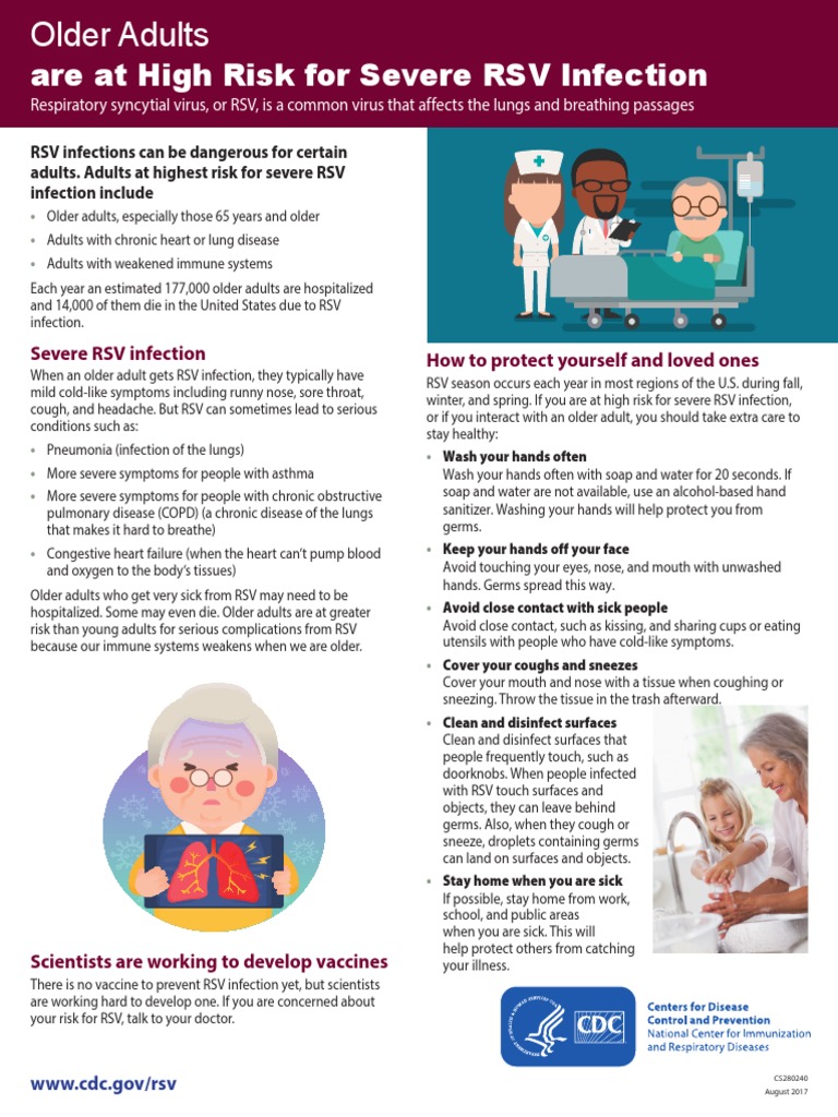 Factsheet Older Adults | PDF | Common Cold | Respiratory Diseases