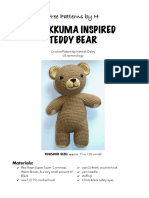 Red Cross Trauma Teddy Pattern | PDF | Knitting | Yarn