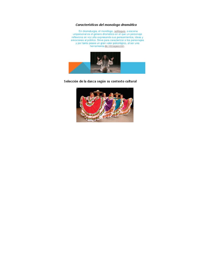 Características Del Monologo Dramático | PDF