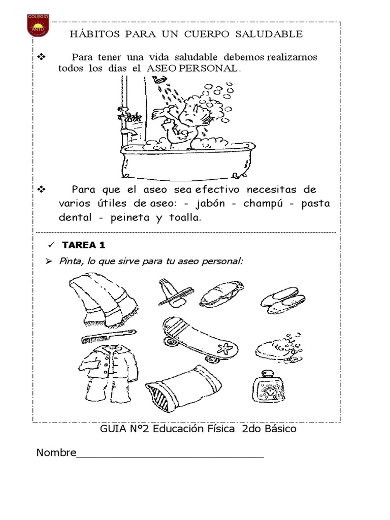 Guia #2 Hábitos de Vida Saludable | PDF