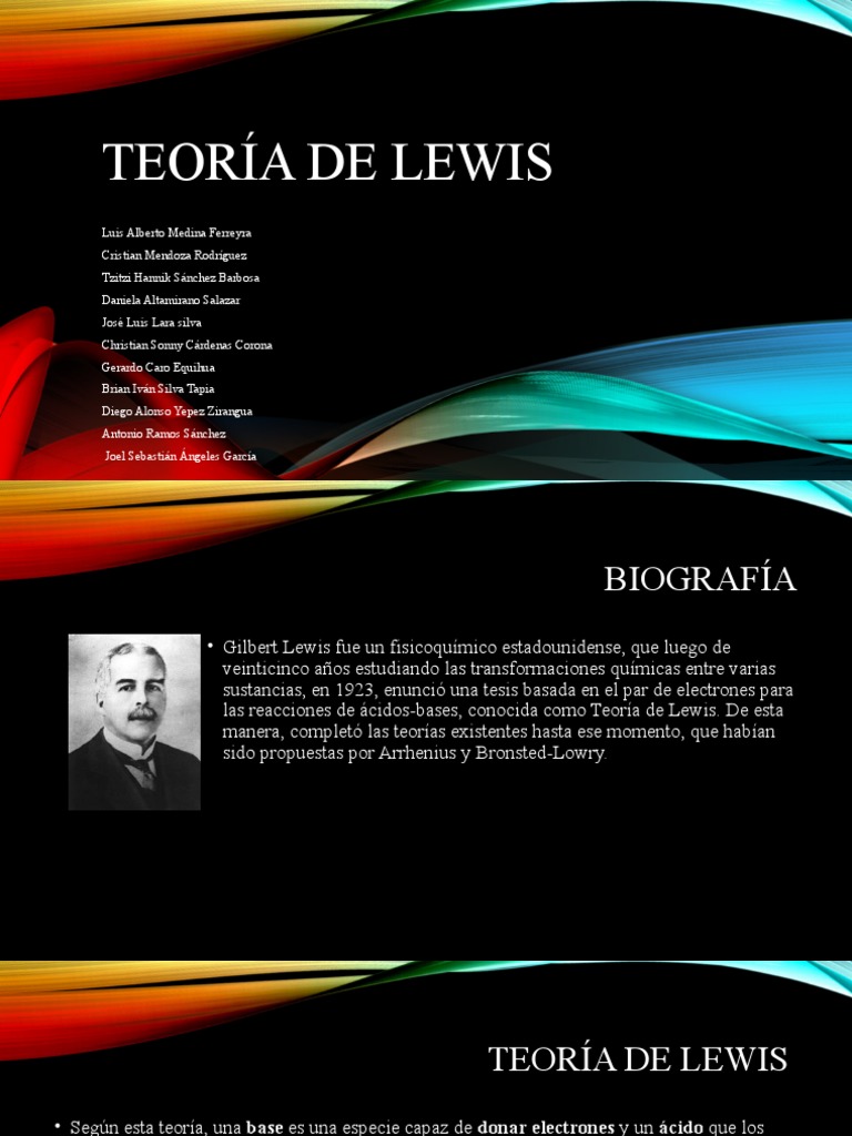 Teoría de Lewis: Una perspectiva general de la teoría de ácidos y bases ...