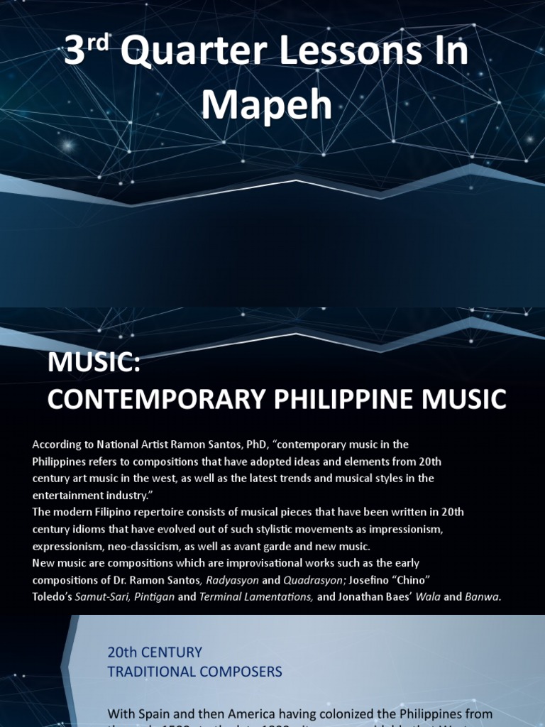 Grade 10 MAPEH 3rd Quarter Music | PDF | Performing Arts | Classical Music