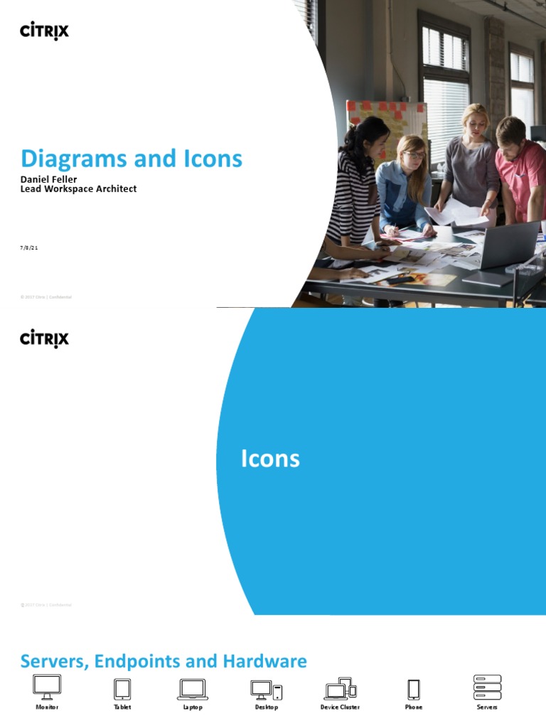 Citrix Workspace - Diagrams and Icons | PDF | Citrix Systems | Desktop ...