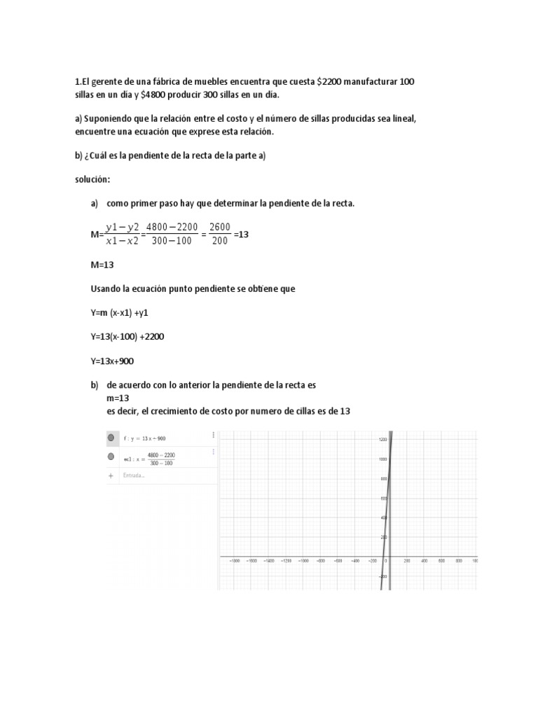 Trabajo de Matematica Tarea 5 | PDF