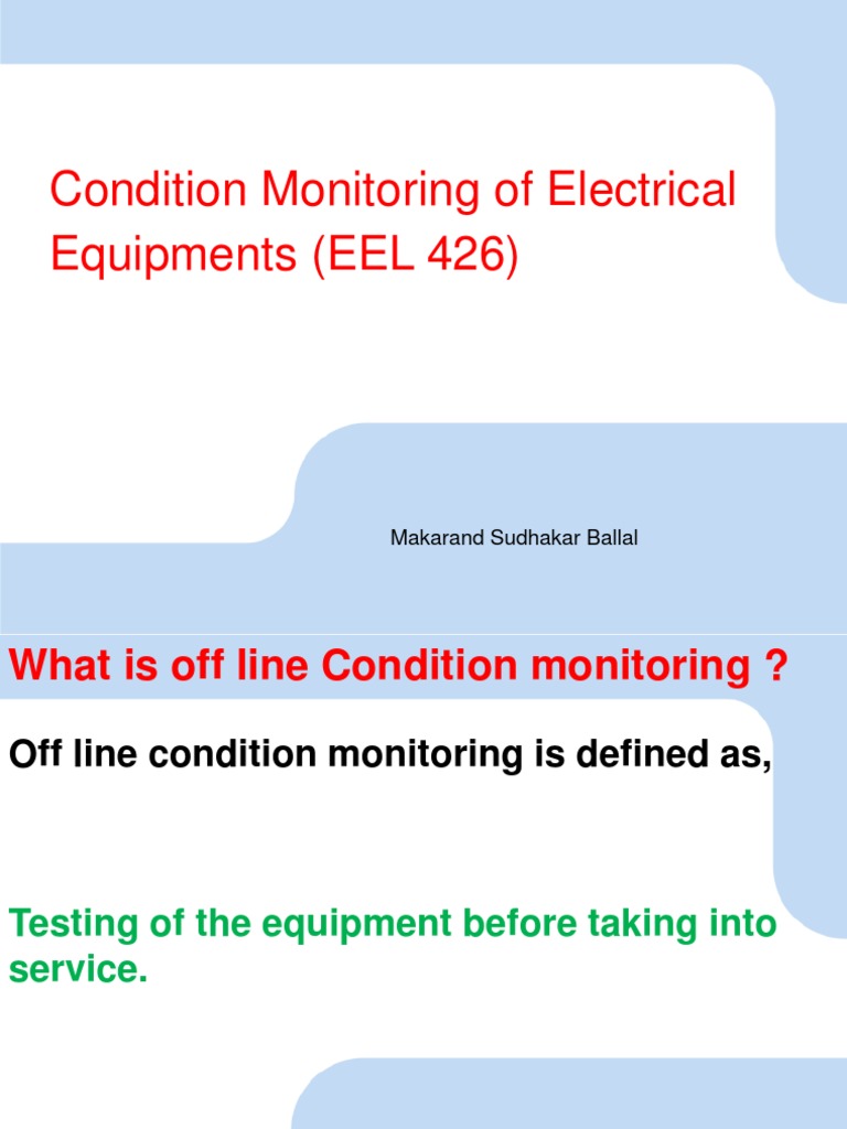 Transformer Condition Monitoring Tests | PDF | Transformer | Capacitor