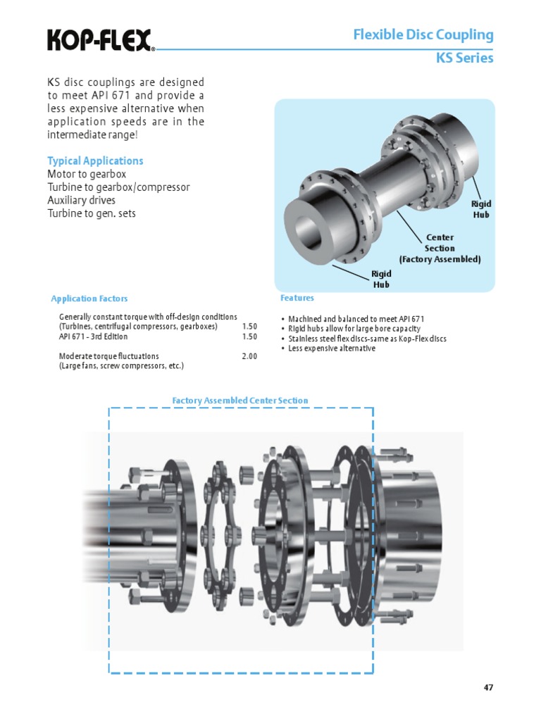 Kop-Flex - KS (Membranas HP) | PDF | Transmission (Mechanics) | Engines