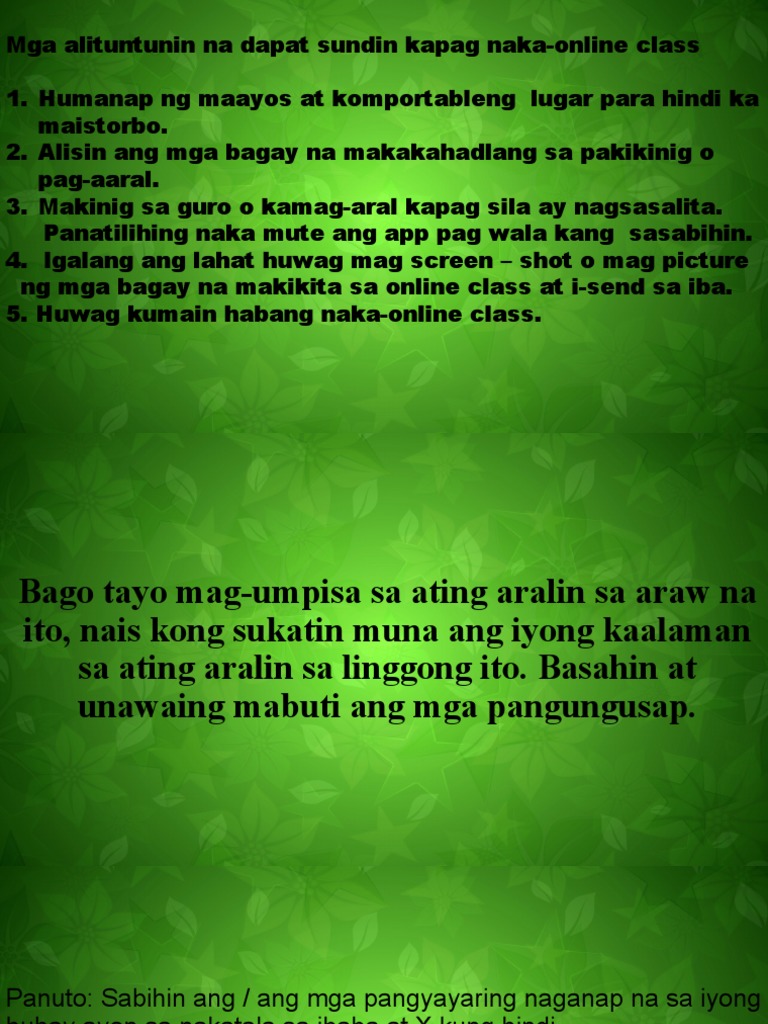 Filipino q3 Week 7 | PDF