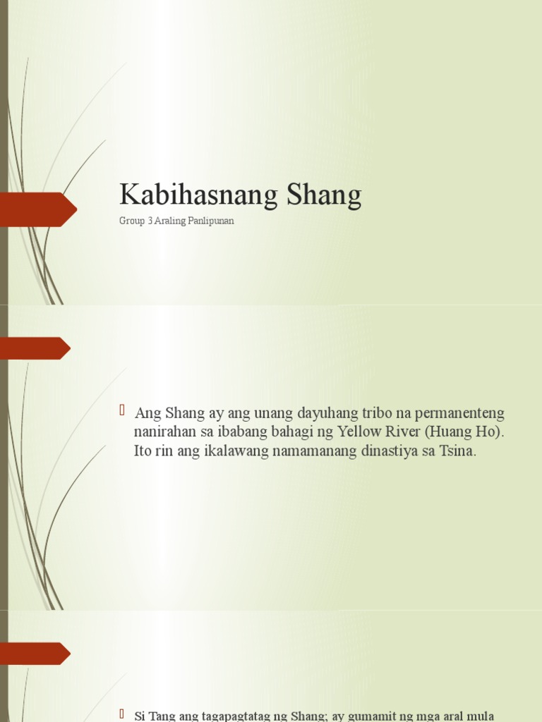 Kabihasnang Shang | PDF