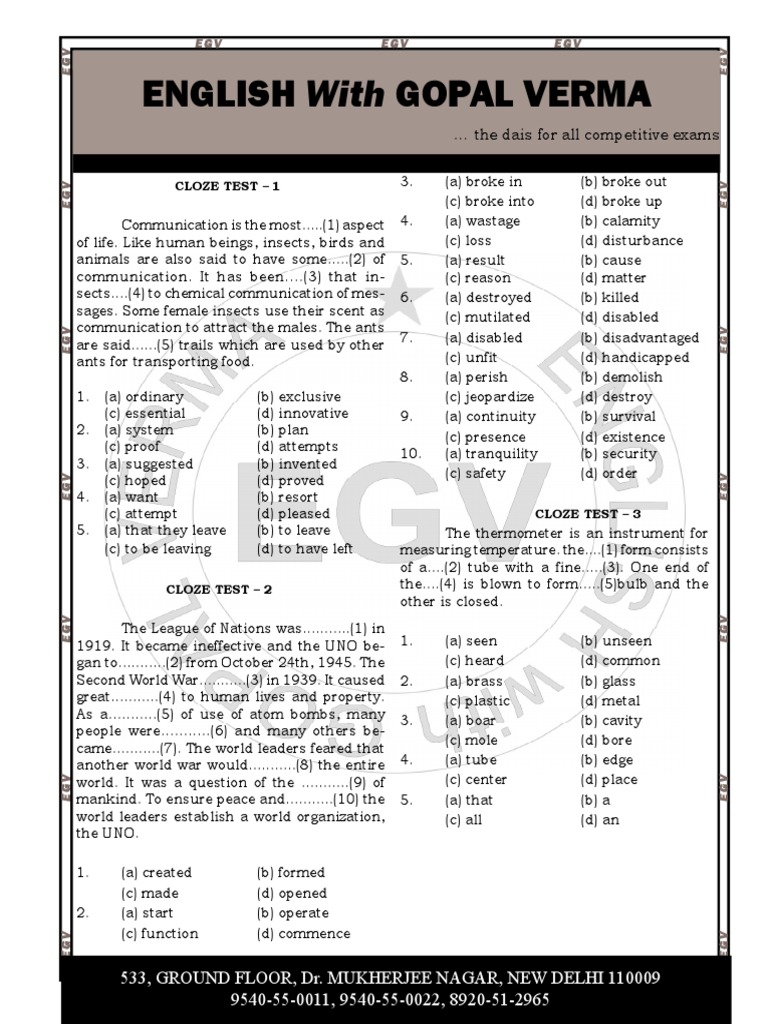 English With Gopal Verma | PDF | Nature