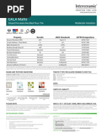 Fireclay Tile Specifications and Uses | PDF | Tile | Materials