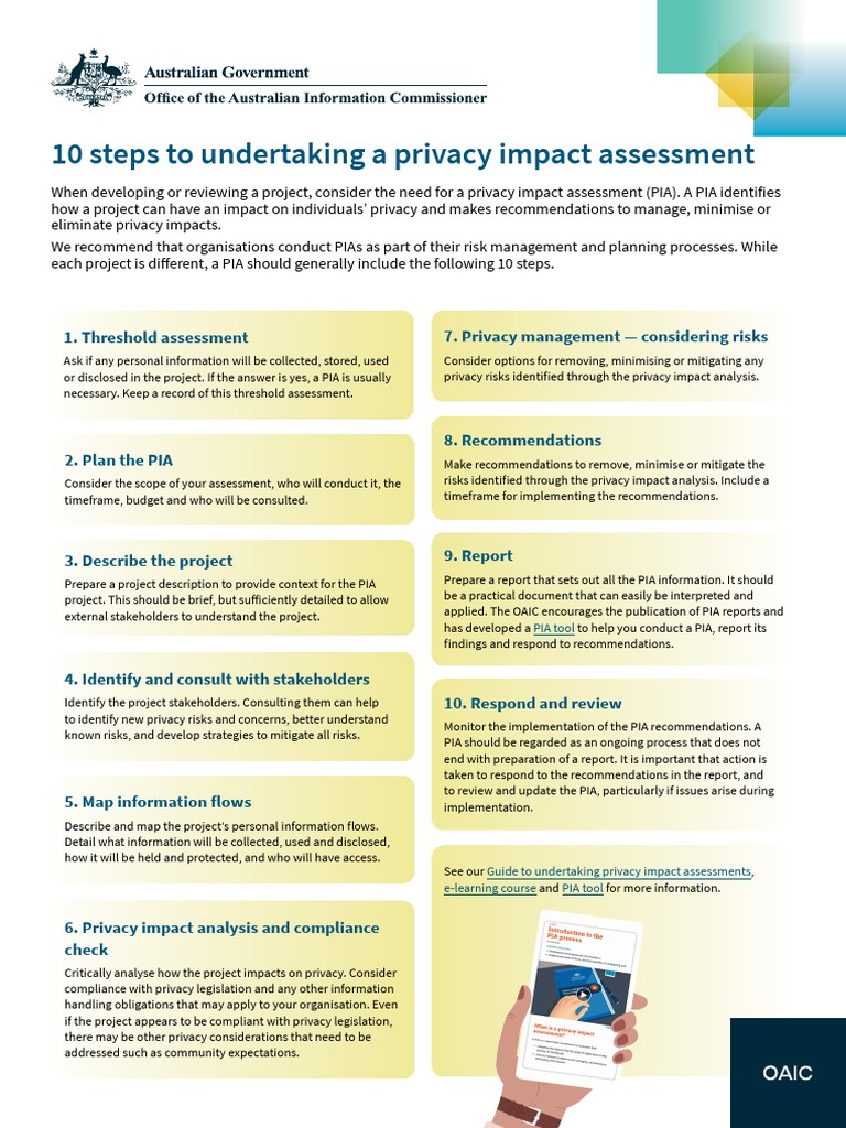 10 Steps for Effective Privacy Impact Assessments | PDF | Privacy | Risk