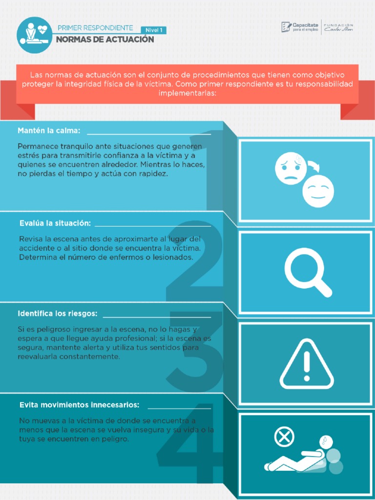 Normas de Actuacion Primer Respondiente | PDF