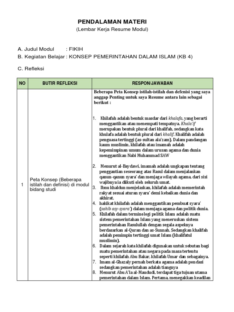 LK - RESUME PENDALAMAN MATERI PPG 2021 KB 4-Dikonversi | PDF