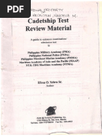PMA Entrance Exam Reviewer | PDF