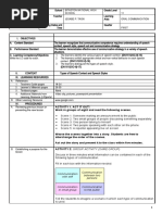 Grade 7 English Lesson Exemplar: IDEA Method | PDF | Question | Learning