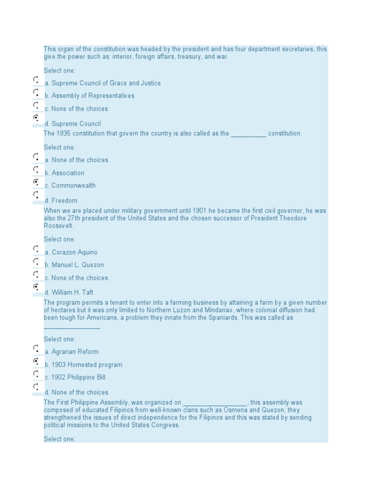 Reading 5 | PDF | William Howard Taft | Philippines