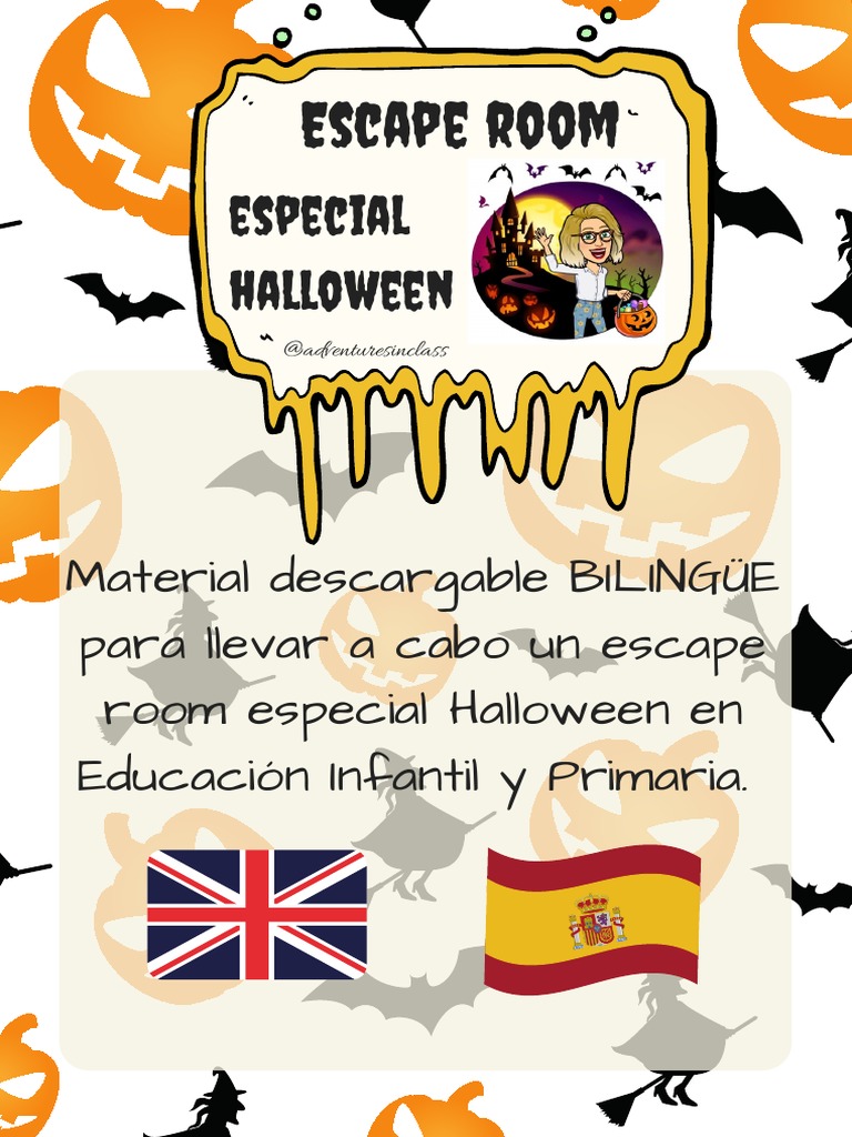 Escape Room Halloween Bilingüe Infantil | PDF | Ocio | Educación avanzada