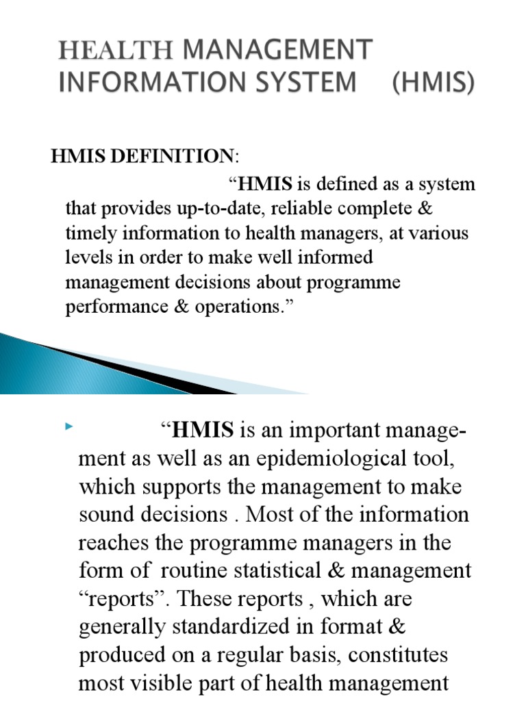 HMIS | PDF | Nursing | Evaluation