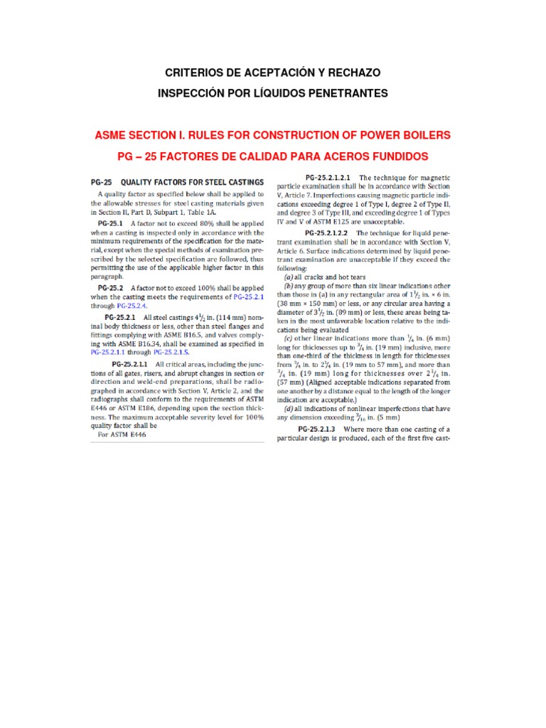 Criterios de Aceptación y Rechazo 2021 | PDF