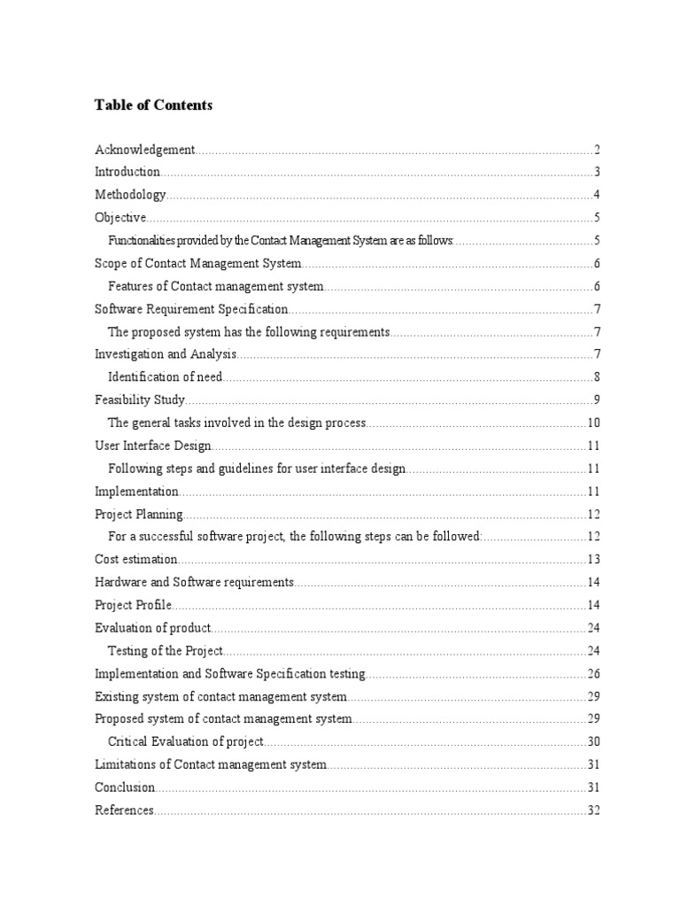 Contact Management System | PDF | Software Testing | Conceptual Model