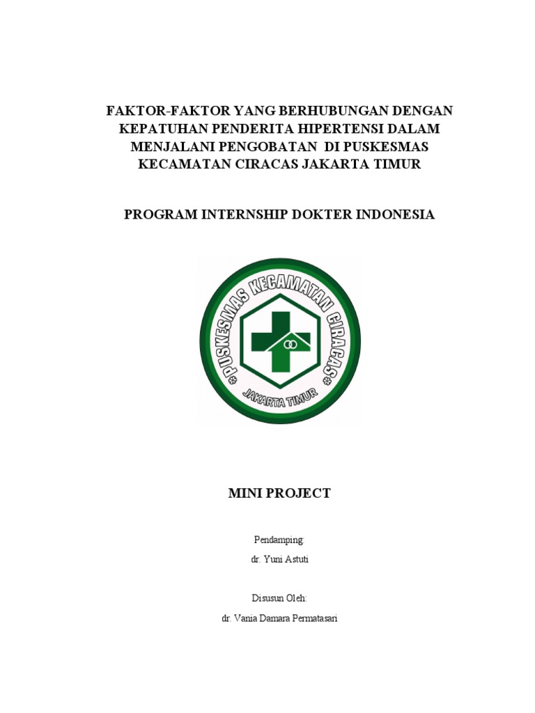 Minipro Vania Damara | PDF | Pengembangan Diri