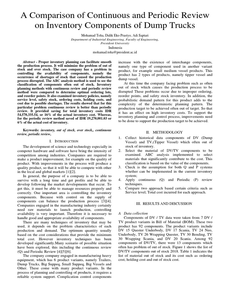 Inventory Reducing Cost | PDF | Inventory | Normal Distribution