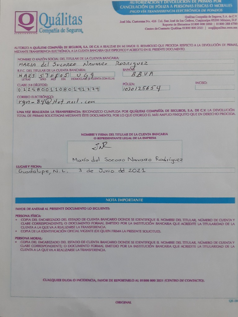 Formato Q | PDF | Servicios financieros | Bancario