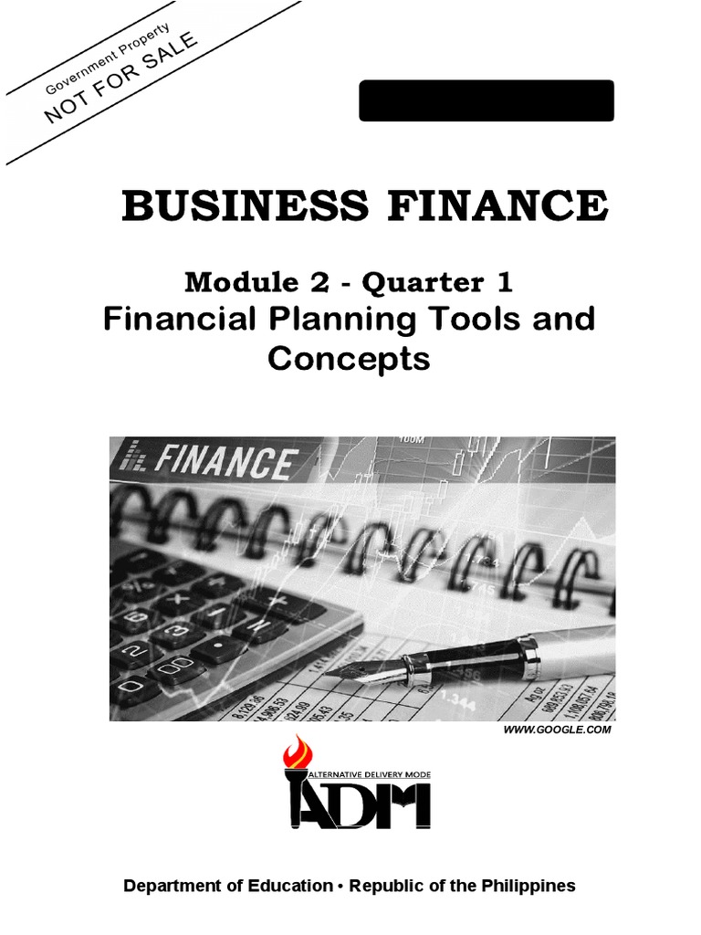 Business Finance Financial Planning Tools And Concepts PDF
