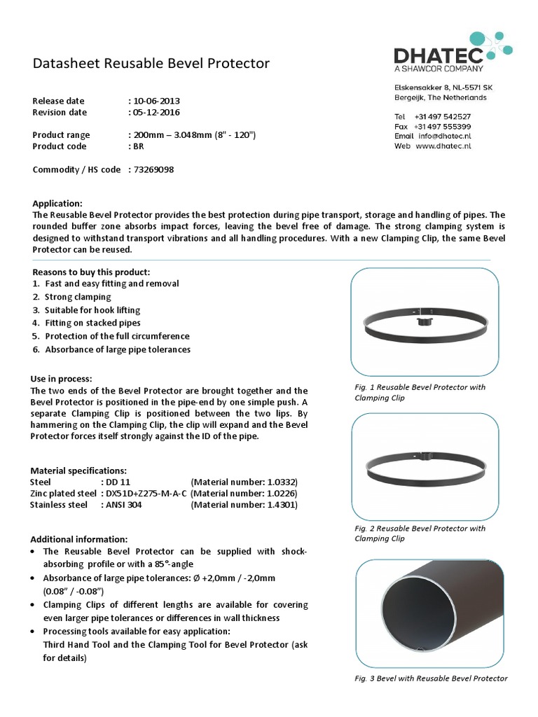 Reusable Bevel Protector Overview | PDF