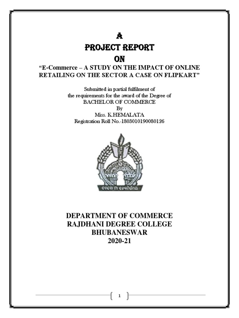 E Commerce Project | PDF | E Commerce | Retail