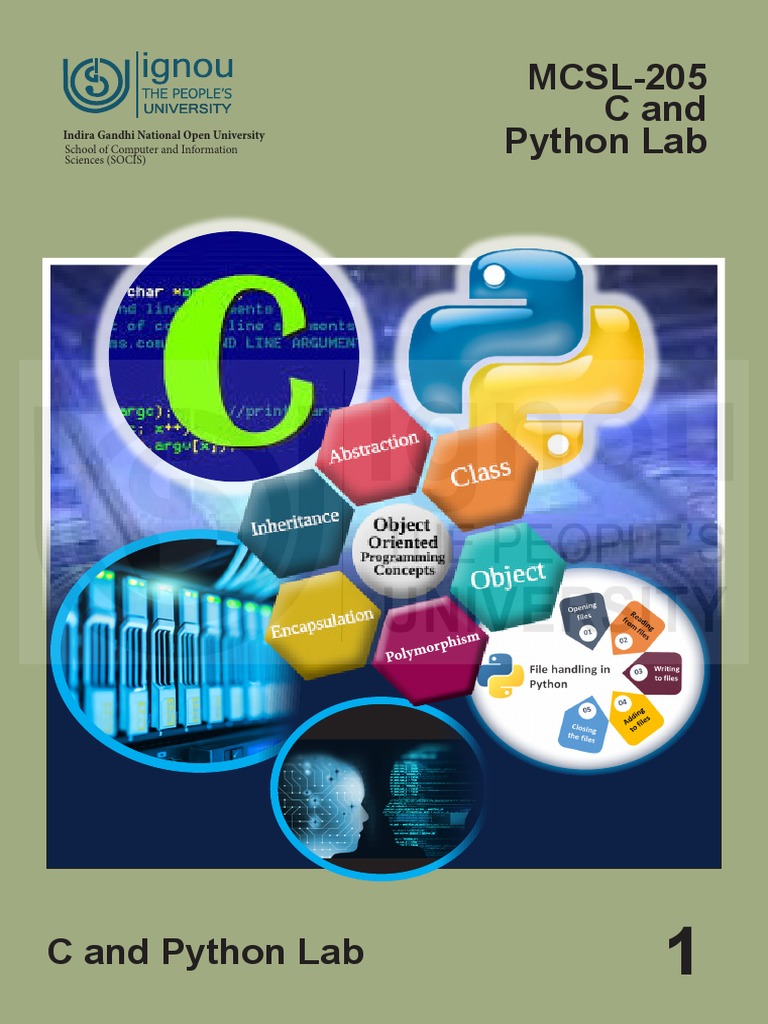 MCSL-205 C and Python Lab: Indira Gandhi National Open University | PDF | Matrix (Mathematics ...