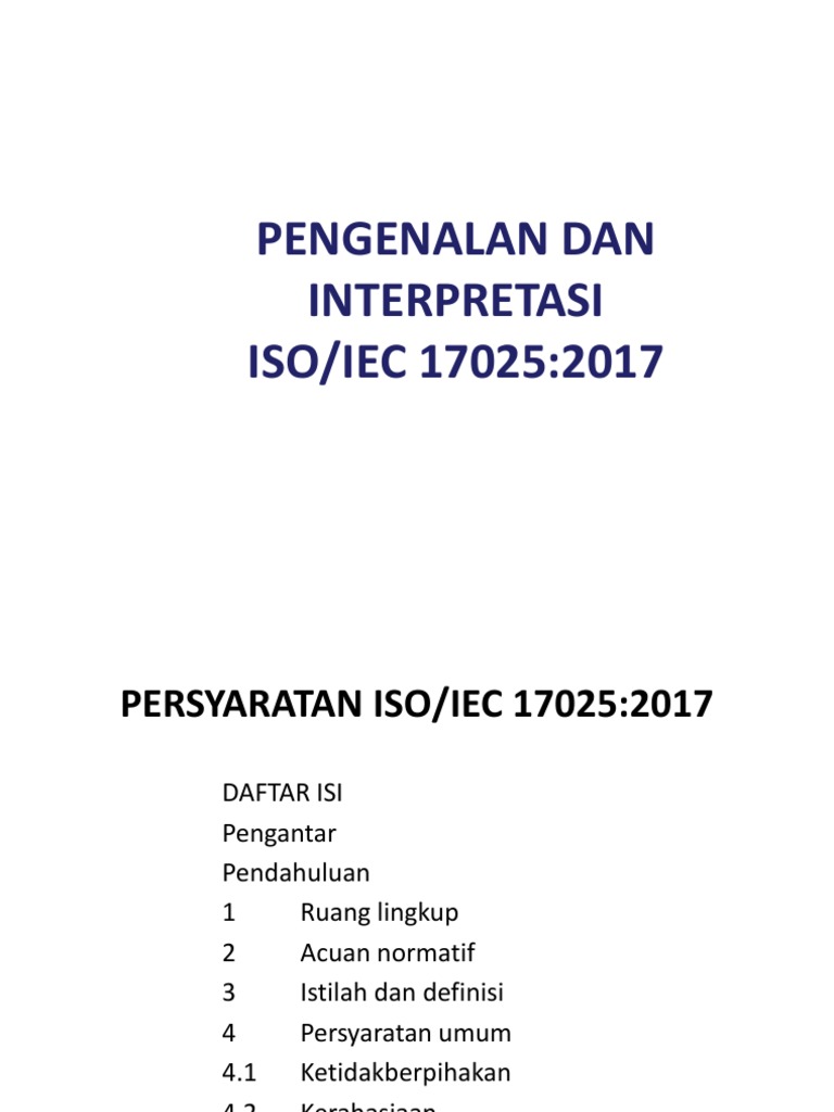 Intro To Iso 17025 - 2017 | PDF