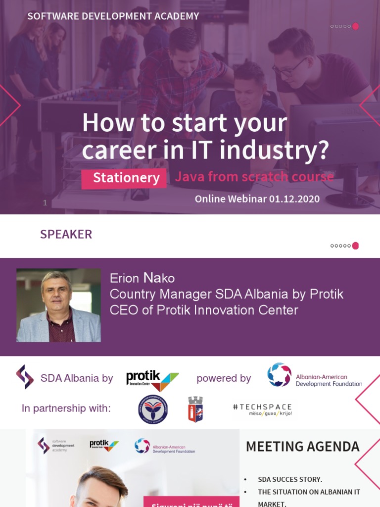 Webinar - Java From Scratch - Stationery - SDA Albania by Protik - 01 - 12 - 2020 | PDF | Cross ...