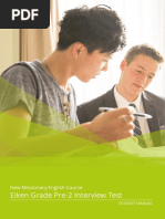 Eiken Pre-2 Vocabulary and Example Sentences | PDF | Communication ...