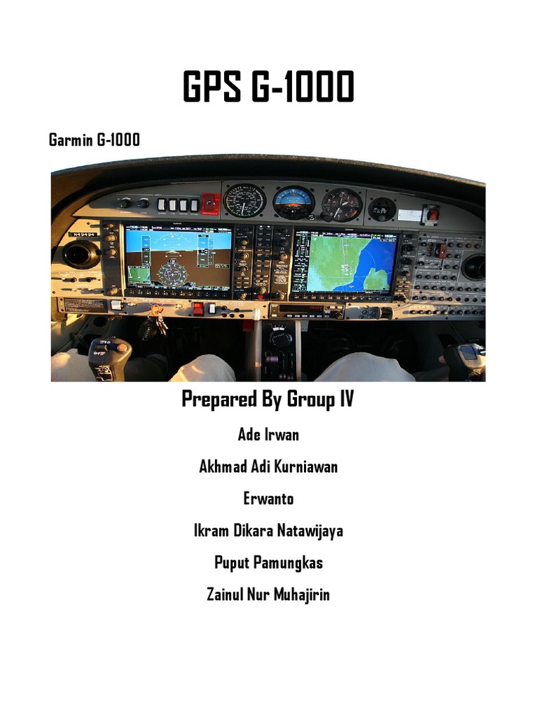 GPS Garmin-1000 | PDF