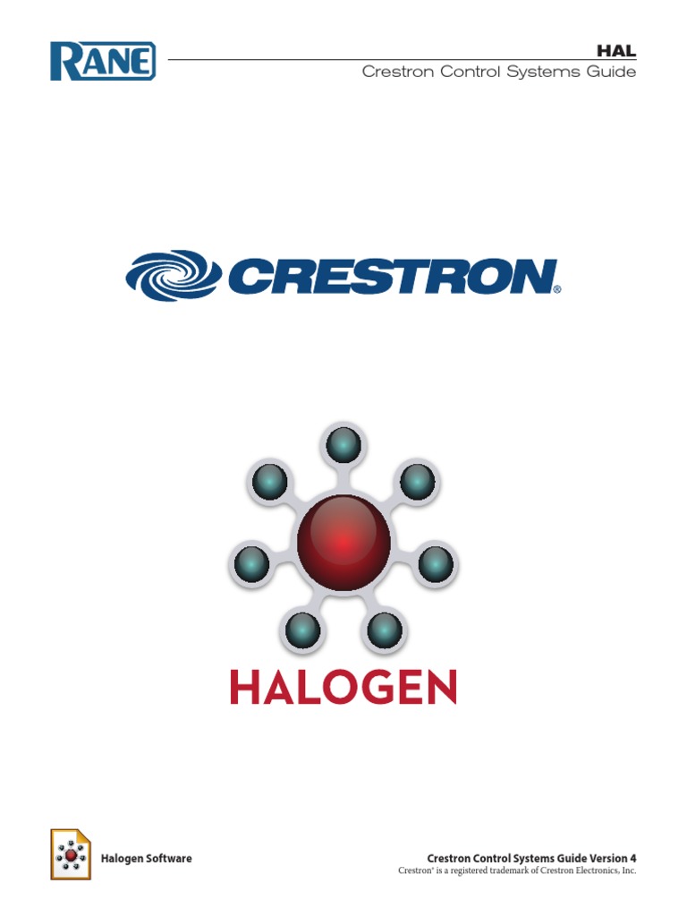 Halogen Software Crestron Control Systems Guide Version 4 | PDF | Ip ...