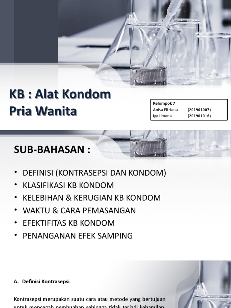 KB Kondom | PDF | Kesehatan Holistik | Sains & Matematika