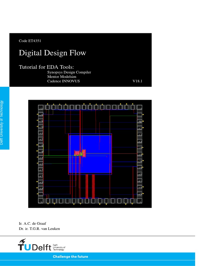 Digital Design Flow: Tutorial For EDA Tools | PDF | Hardware Description Language | Vhdl