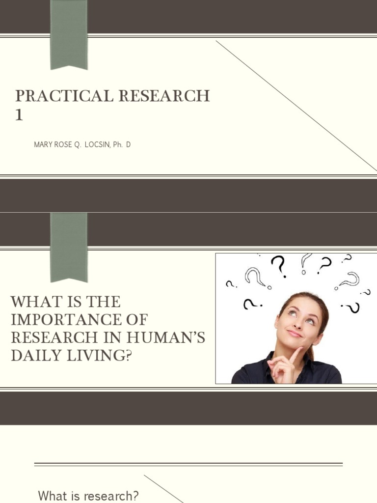 Importance of Research in Daily Life | PDF | Qualitative Research | Data