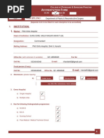 PNC Registration Form | PDF | Nursing | Health Care