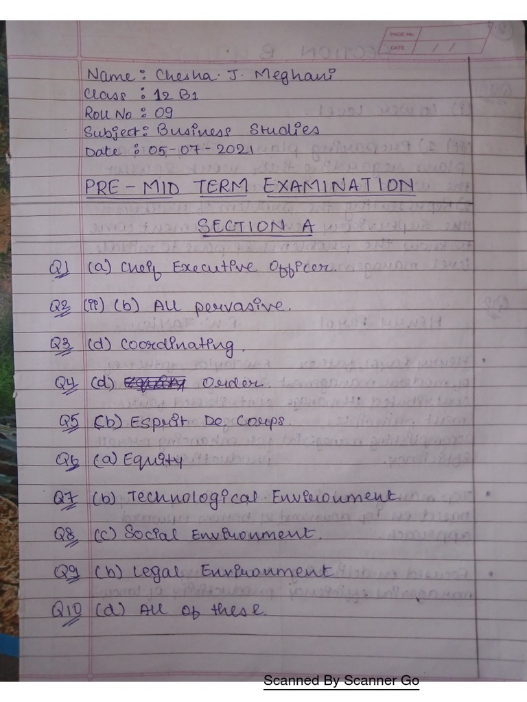 BST Exam Document Scanning Guide | PDF